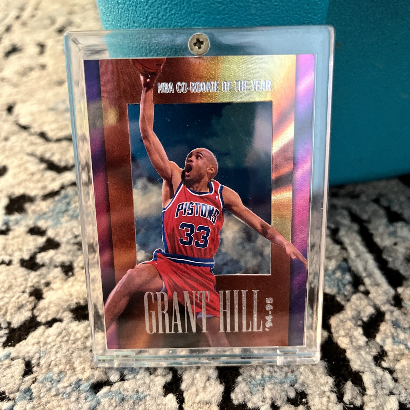 1994-95 GRANT HILL NBA CO ROOKIE OF THE YEAR NBA HOOPS SKYBOX | eBay