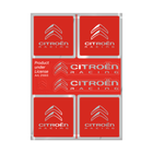 Stickers Citroen Racing Official 6 Logos, Red | eBay