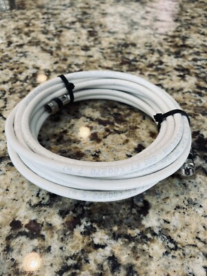 White RG6 Coaxial Cable for Internet, HD TV, Satellite, Antenna with ...