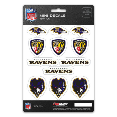 New NFL Baltimore Ravens Die-Cut Premium Vinyl Mini Decal / Sticker ...