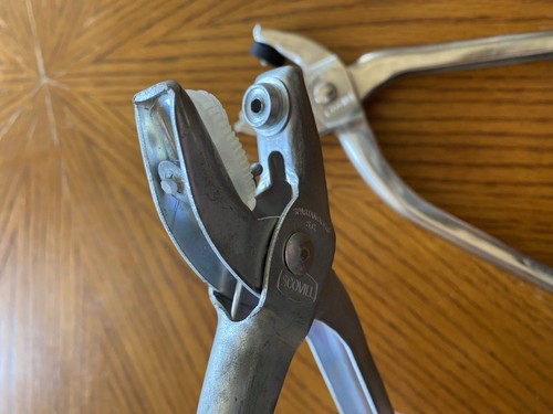 Scovill Leather Punch Leatherworking Tools Set 2 Spartanburg USA Made ...