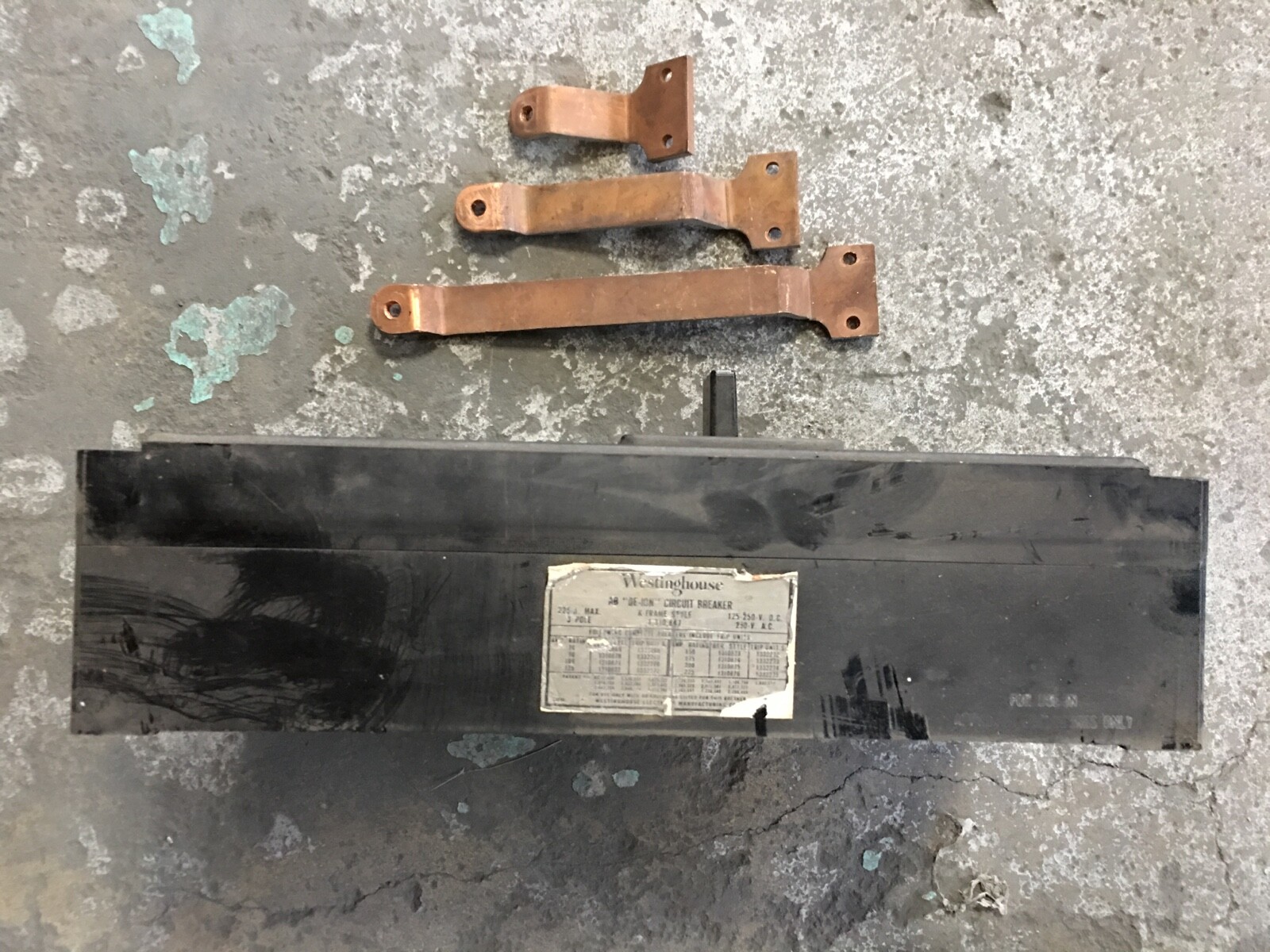 K3225 Westinghouse K Frame Circuit Breaker 225A with Mounting Fingers ...