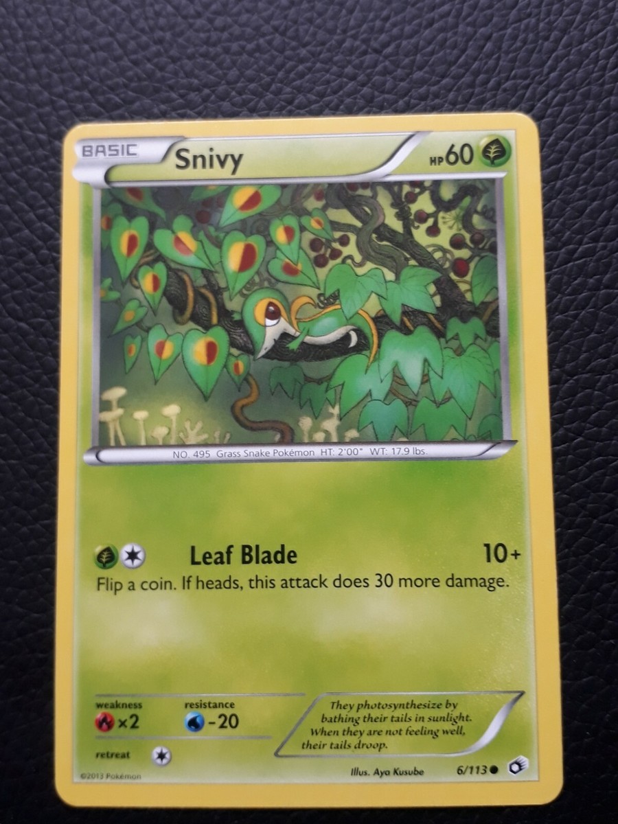 Snivy Evolution Cards Venusaur & Snivy GX (65) (Holo) (JAPANESE) Big
