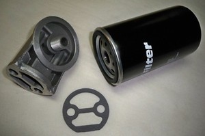 741922M1 Spin On Oil Filter Head w/ Filter for MASSEY FERGUSON 35 50 65 ...
