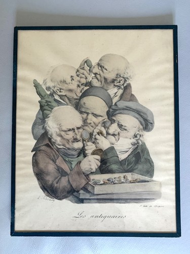 Louis Léopold BOILLY – Les Antiquaires – Lithographie par Delpech | eBay