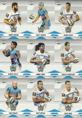2013 ESP NRL ELITE GOLD COAST TITANS COMMON TEAM SET 9 CARDS | eBay ...