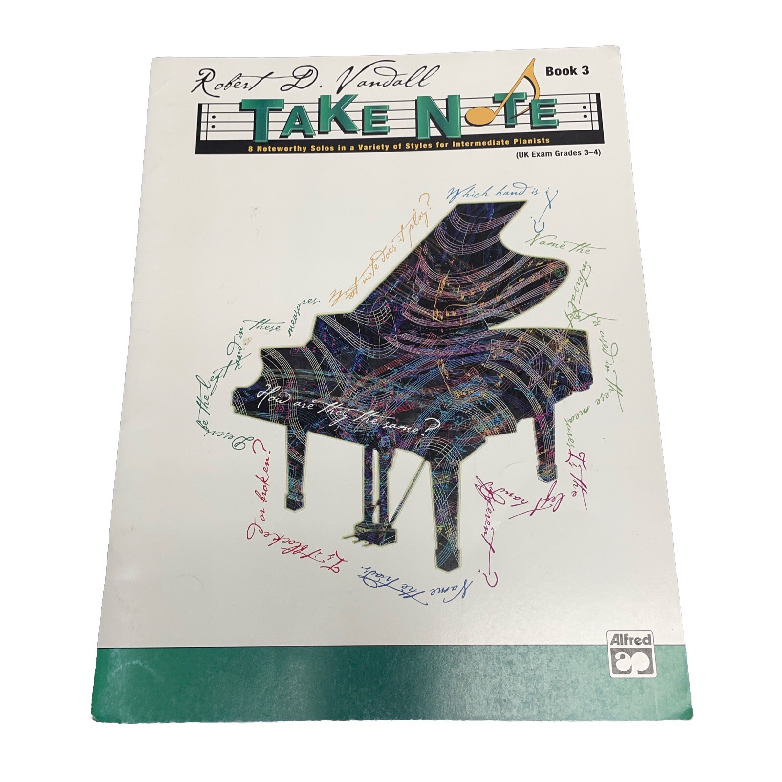 Take Note Book 3 Robert Vandall Grades 3-4 Solos Intermediate Style ...