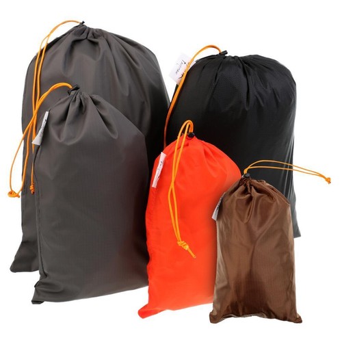 5pcs Ultralight Drawstring Stuff Sack Storage Bag for Travel Outdoor ...