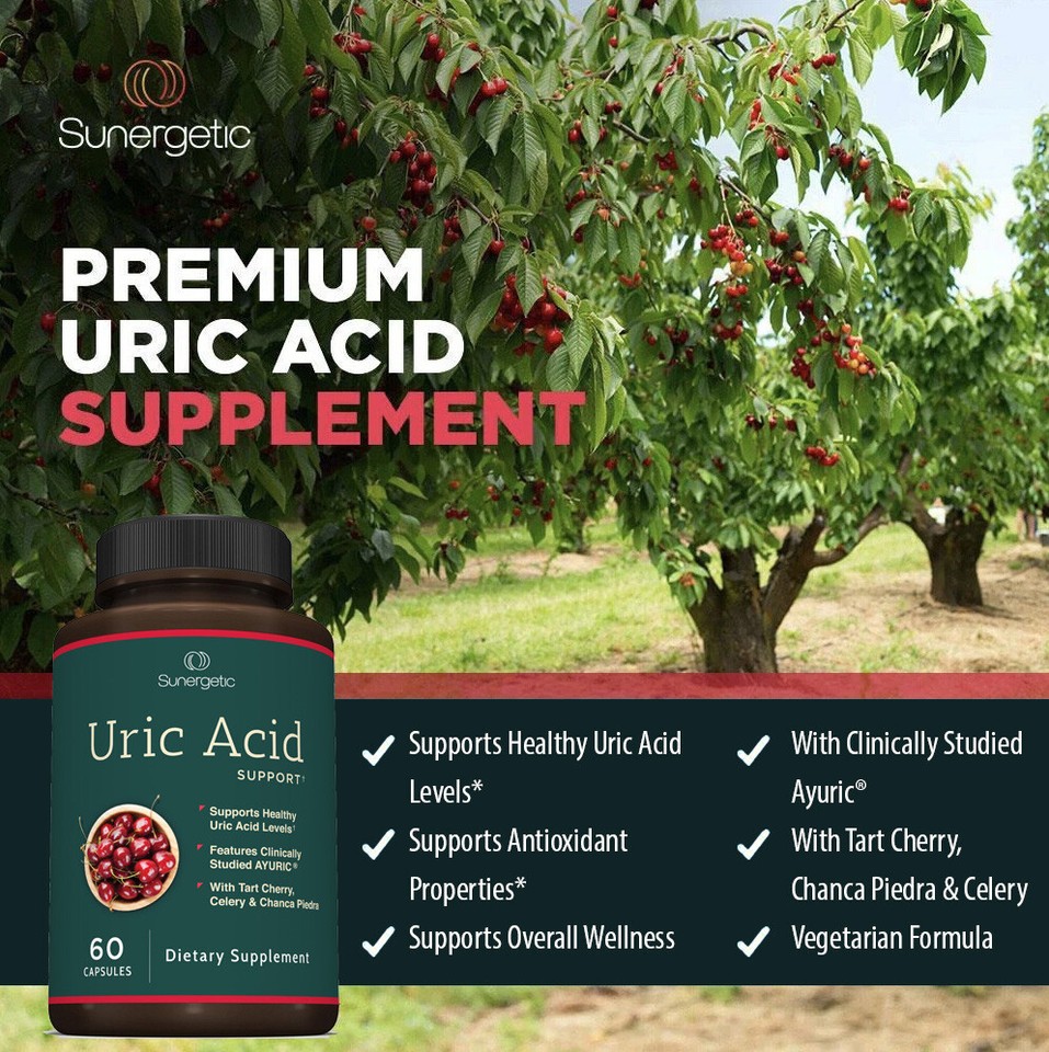Premium Uric Acid Support Supplement–Uric Acid Cleanse & Antioxidants ...