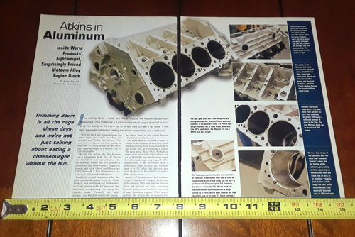 WORLD PRODUCTS ALUMINUM CHEVY SMALL BLOCK ORIGINAL 2004 ARTICLE | eBay