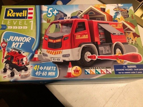 Revell Monogram 1004 Revell Jr Fire Truck 1:20 Scale Plastic Model HH ...
