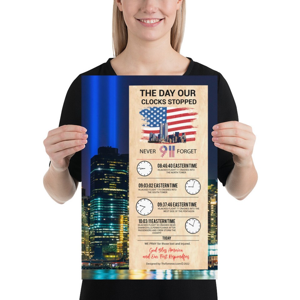 911 Tribute The Day Our Clocks Stopped, September 11 Memorial Day ...