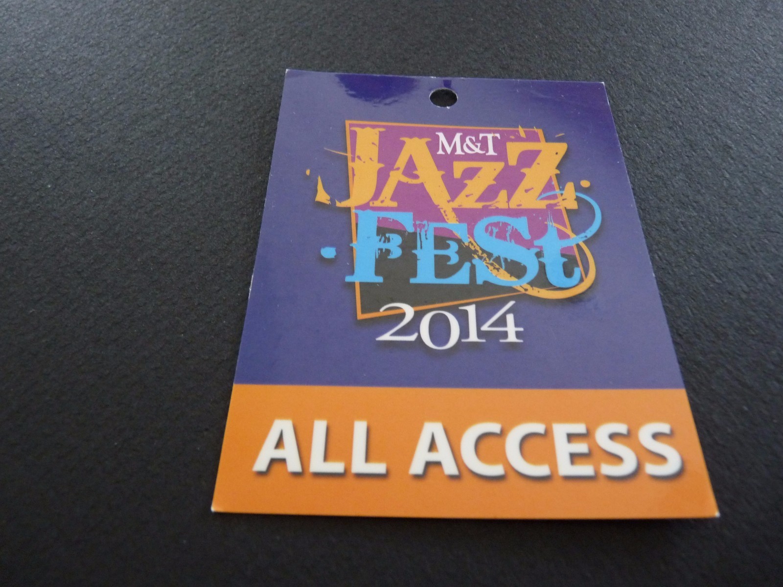 BB King Tour Issued Backstage Concert Pass LAMINATE ALL ACCESS 2014 ...