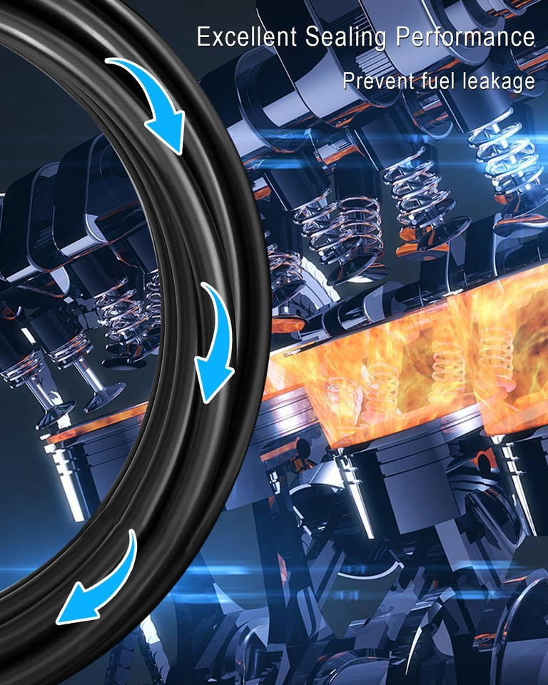 Fuel Line Replacement Kit Fit for Chevy Gmc Gas Trucks 1988-1997, Nylon ...