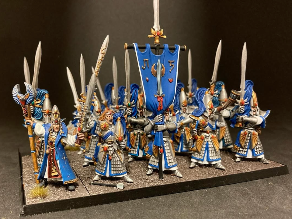 5000+ p. The Old World Warhammer High Elves Army PRO PAINTED AOS TOW ...