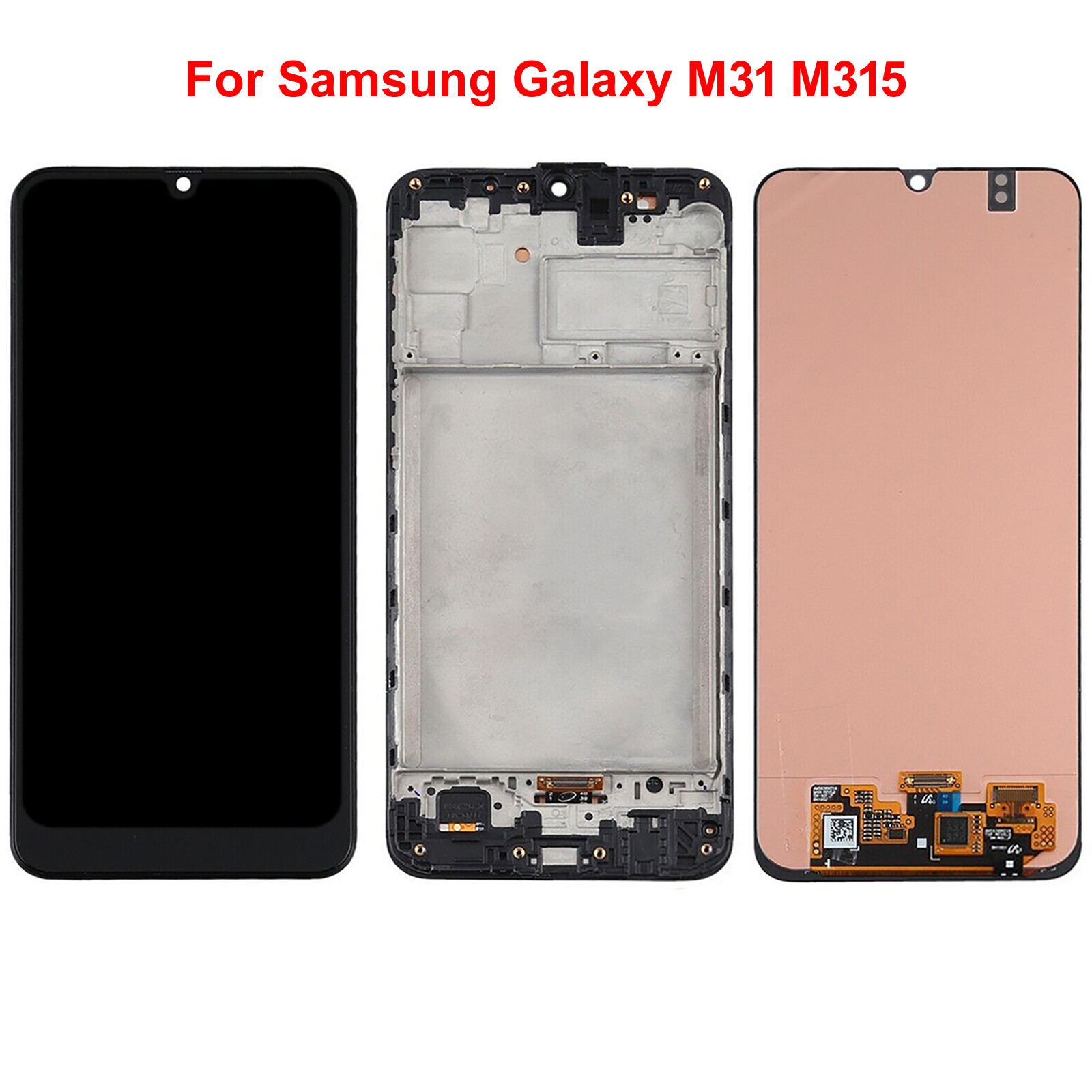 For Samsung Galaxy M31 M315 M315F LCD Display Touch Screen Digitizer ...