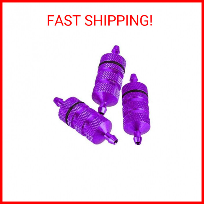 3Pcs ShareGoo RC Aluminum Nitro Fuel Filter Compatible with HSP Traxxas ...