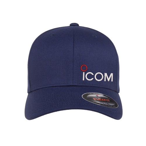 iCOM Ham Radio Logo Embroidered Flexfit Fitted Ball Cap | eBay
