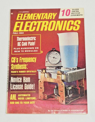 Elementary Electronics Magazine - Fall 1965 - Nice Condition! Free ...