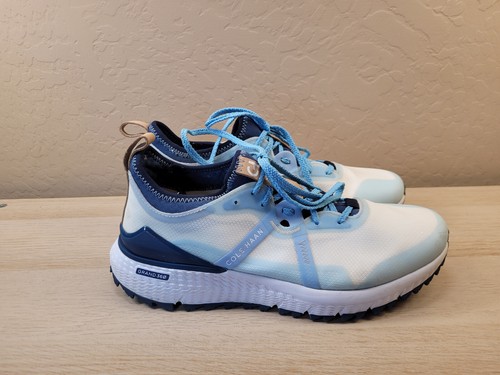 Cole Haan ZERØGRAND Overtake Golf Shoes Blue White C37016 Sneakers Mens ...