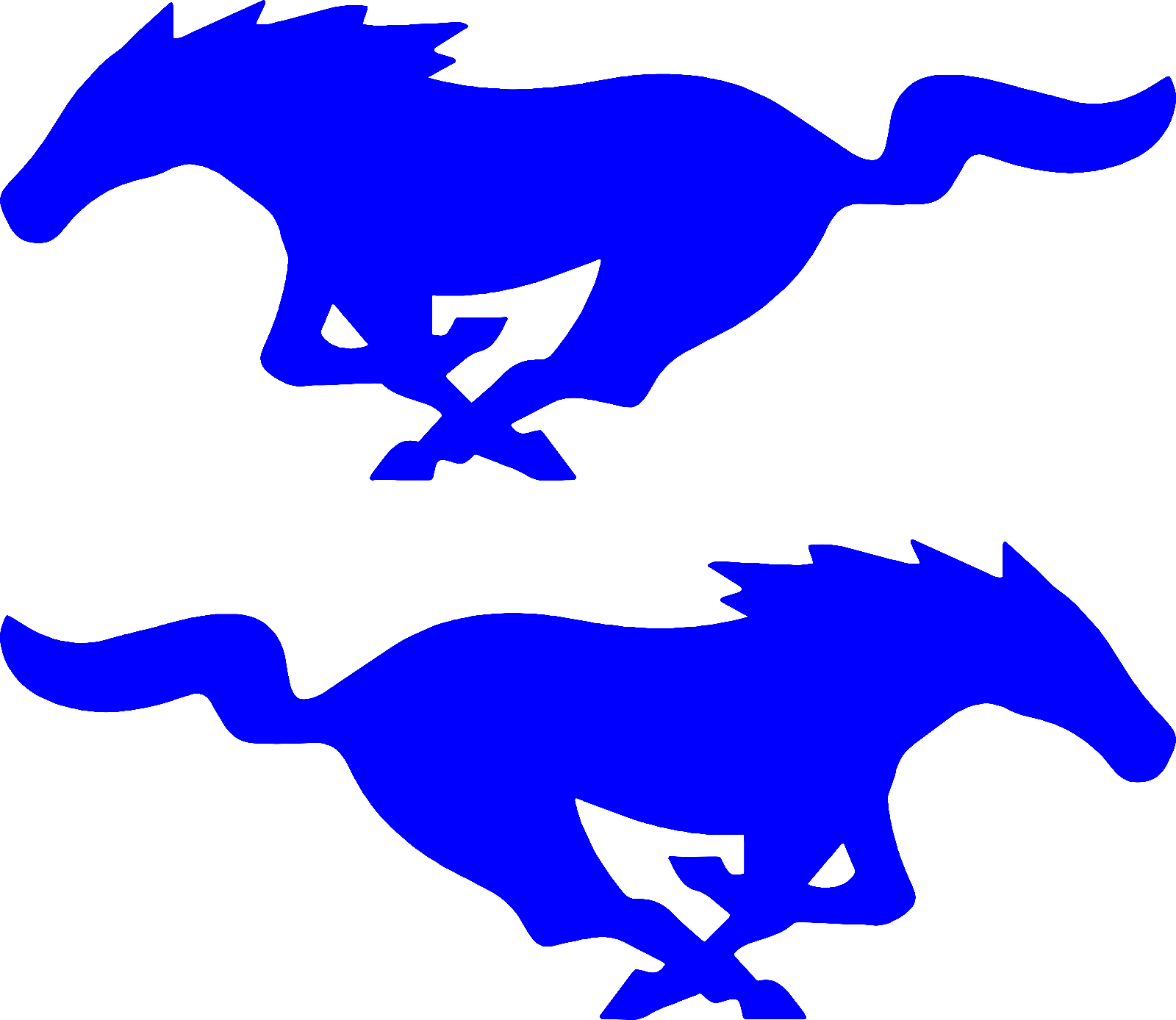 2x Mustang Horse Vinyl Decals; Different colors & sizes for Ford ...