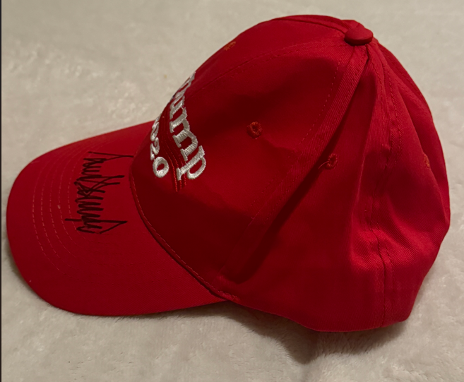 DONALD TRUMP AUTOGRAPHED AUTO SIGNED TRUMP 2020 BASEBALL HAT w/ COA ...