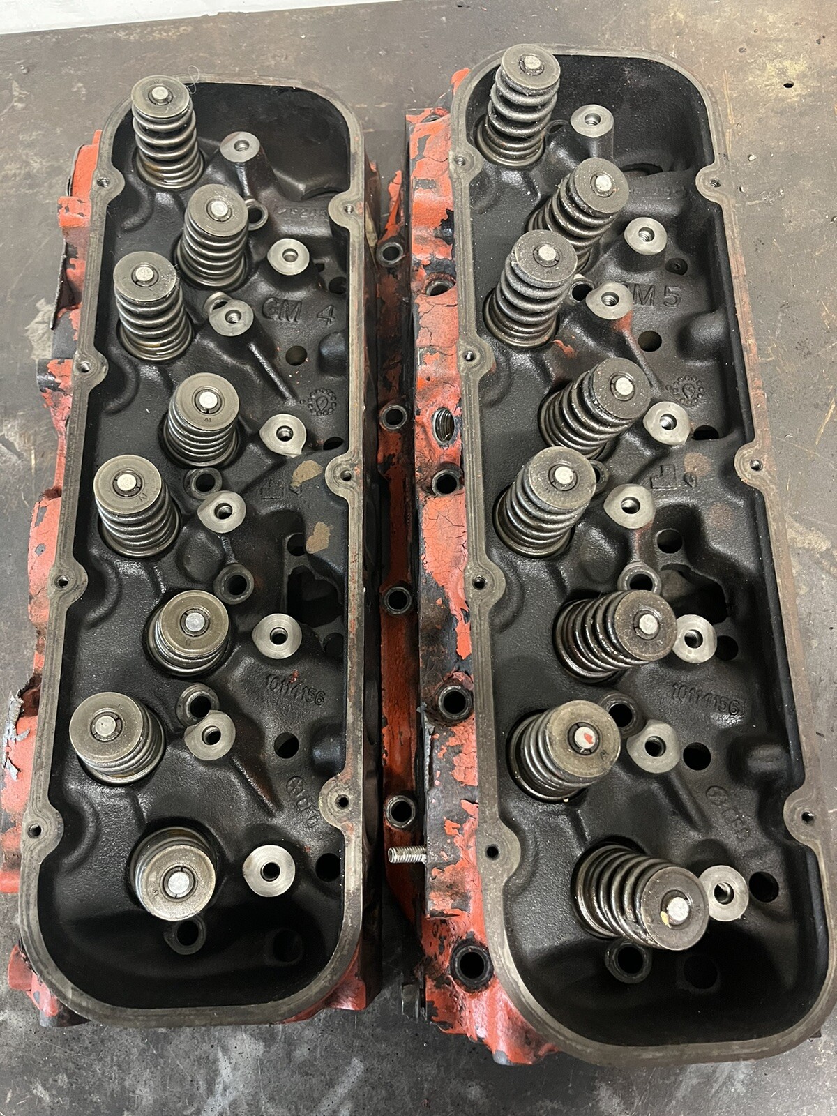 GM Cast 10114156 Chevy Chevrolet Big Block 454 Cylinder Heads - AS IS ...