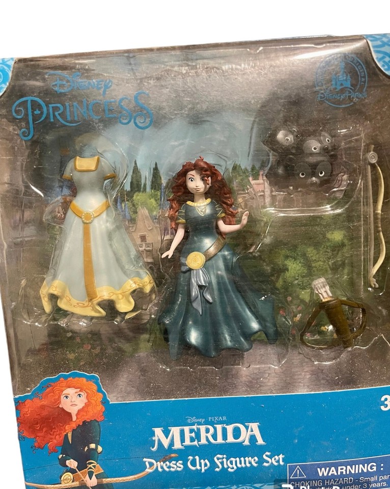 Disney Store Merida with bears & Archery deluxe Dress up fashion set ...