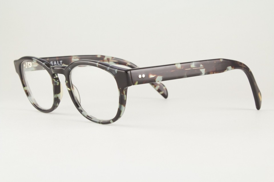 Rare Authentic Salt OSCAR VBT 47mm Vintage Blue Tortoise Frames Glasses ...