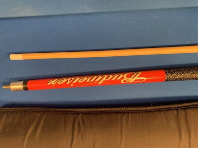 Vintage Budweiser Red Pool Cue, As Is: Might Make A Cool Restoration ...