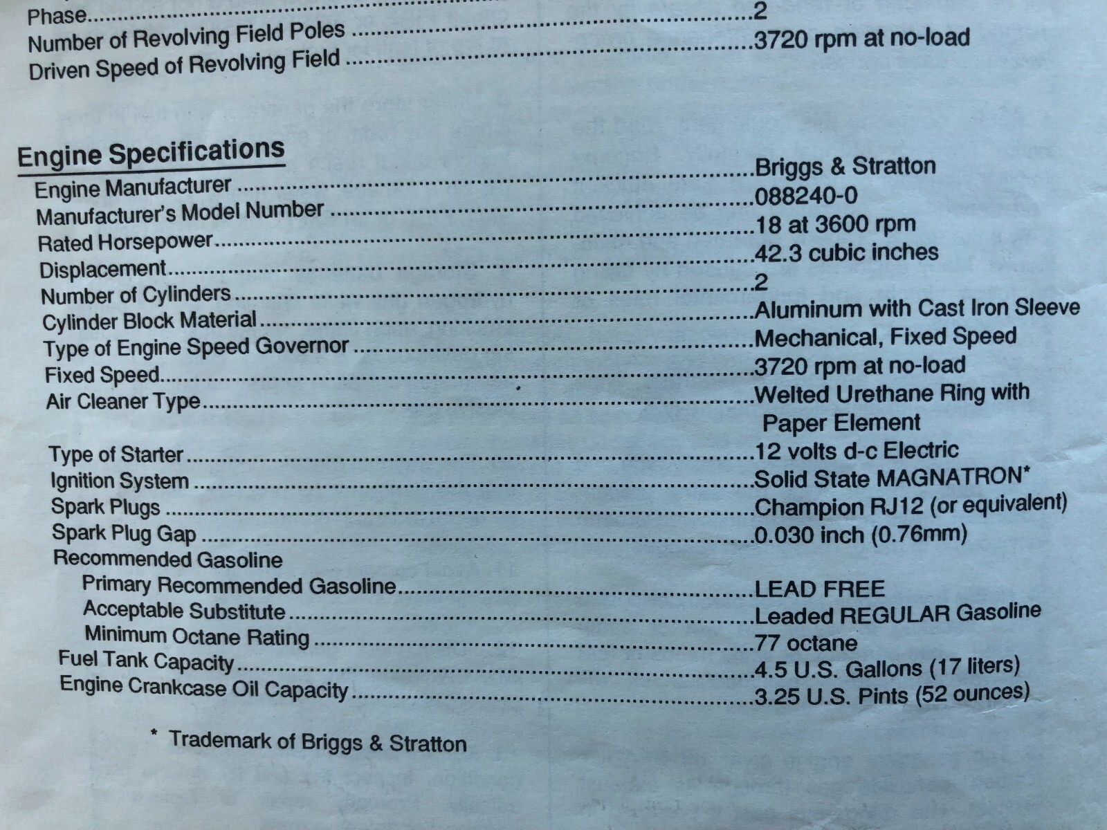 Generac Portable Generator | eBay