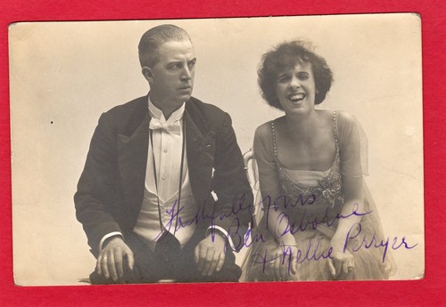 Ben Osborne Nelly Perryer Signed Autograph Music Hall Comedy RP pc ...