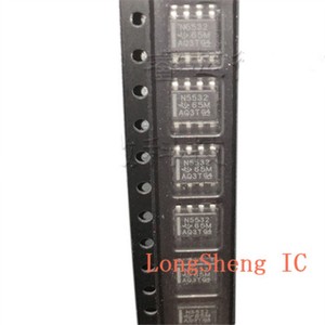 100 PCS NE5532DR SOP8 NE5532D NE5532 N5532 DUAL LOW-NOISE OPERATIONAL ...