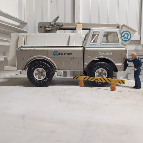 Vintage Tonka Bell Telephone Bucket Utility Truck MR970 | eBay