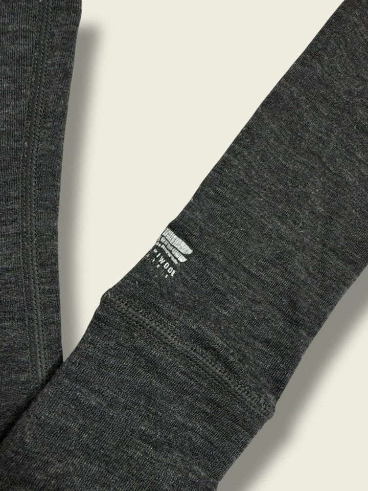 Meriwool Womens Sz Xxs Gray 100% Merino Wool Long Sleeve Crewneck Base ...