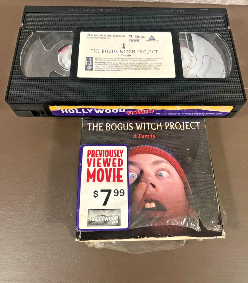 Hollywood Video-The Bogus Witch Project VHS 2000 American Parody Film ...