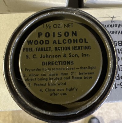 Original US Army Wood Alcohol, 10Stk. | eBay.de