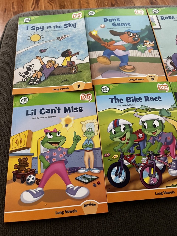 8x Leap Frog Leap Tag Interactive Reading Books Early Learning Lot LONG ...