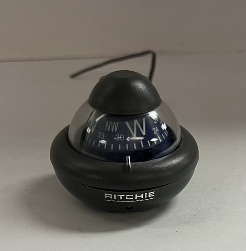 Ritchie Navigation Compass X-10-A, Marine or Auto 2" Dial, Grey Lighted ...