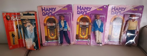 Lot of 4 HAPPY DAYS 1976 MEGO 8" Doll Collection Ralph, Potsy, Richie ...