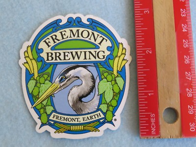 BEER Breweriana STICKER ~ FREMONT Brewing Co ~ Seattle, WASHINGTON ...