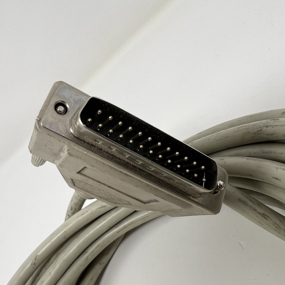 15 Foot Male to Female Parallel Extension Serial Cable DB25 25-Pin ...
