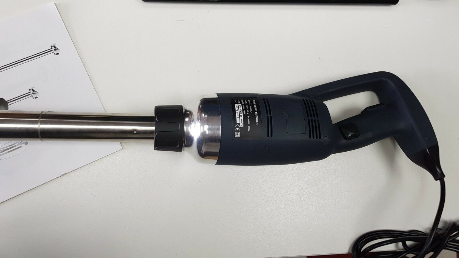 Commercial Kitchen Hand Mixer Stick Curry Blender Stainless Steel ...