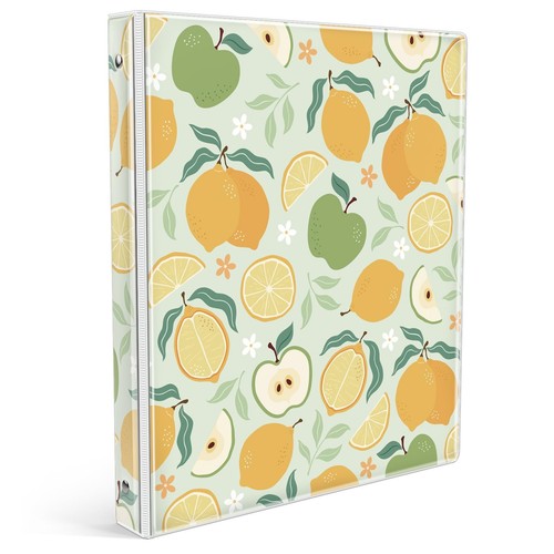 3 Ring Binder 1 Inch Cute Design, Decorative Receipt Binders, Hair ...