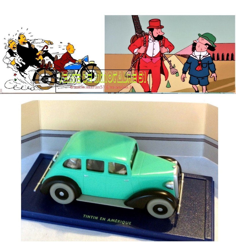 Tintin voiture Atlas No 69 - Ford club cabriolet V+ Kdo 1 affiche au ...
