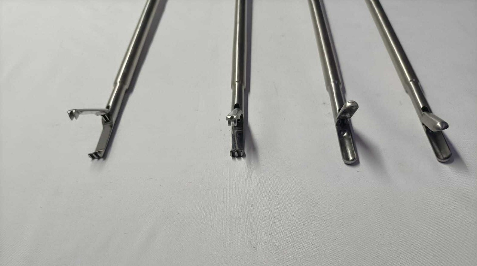 4pc Laparoscopic Gallblader Extractor & Spoon Forcep 10mm Reusable ...