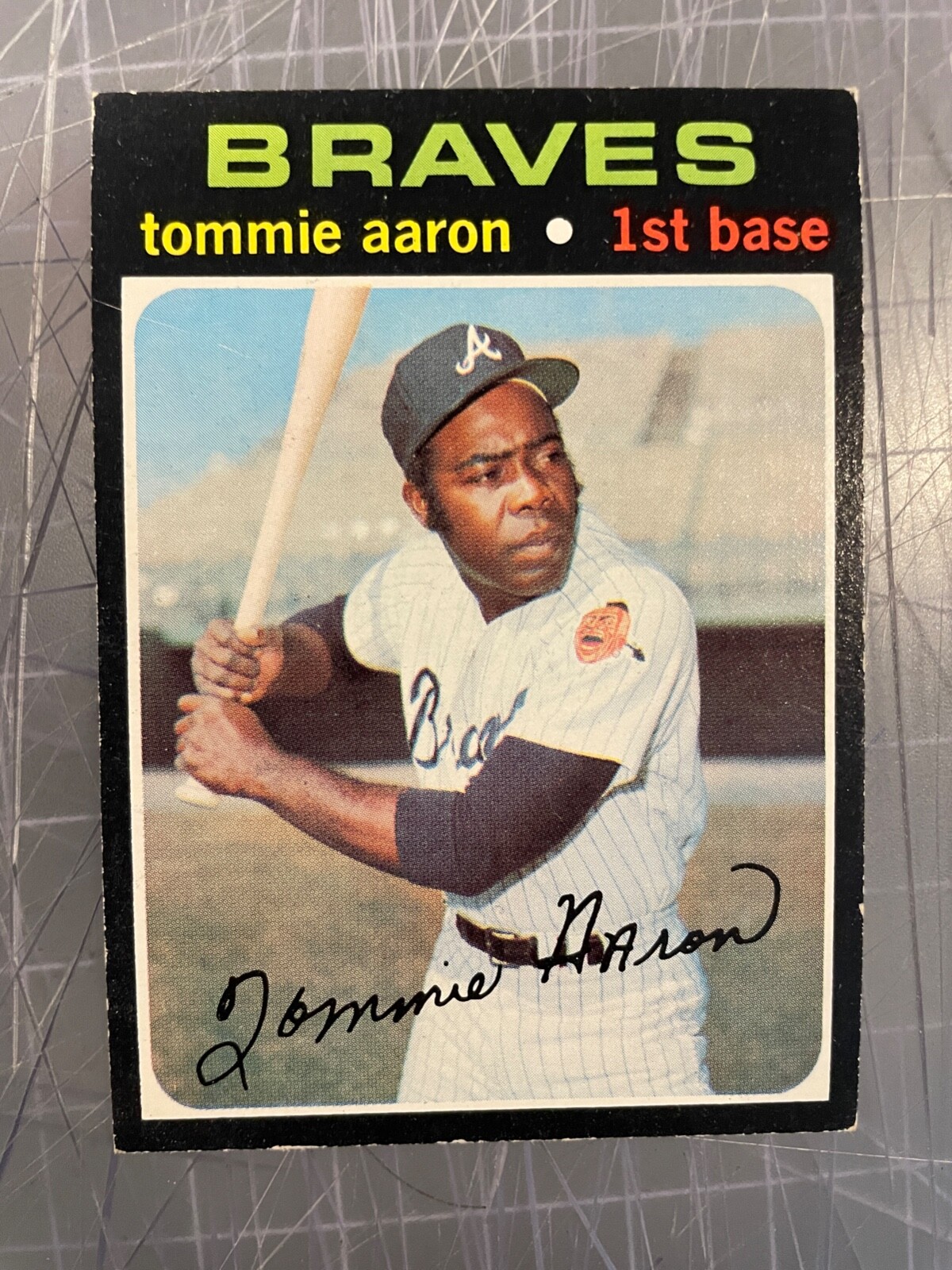 1971 TOPPS #717 TOMMIE AARON ATLANTA BRAVES HI# BASEBALL CARD NM | eBay