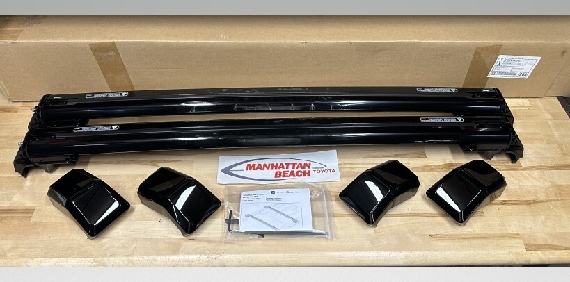24-25 LAND CRUISER ROOF RACK CROSS BARS GENUINE TOYOTA ACCESSORY PT970 ...