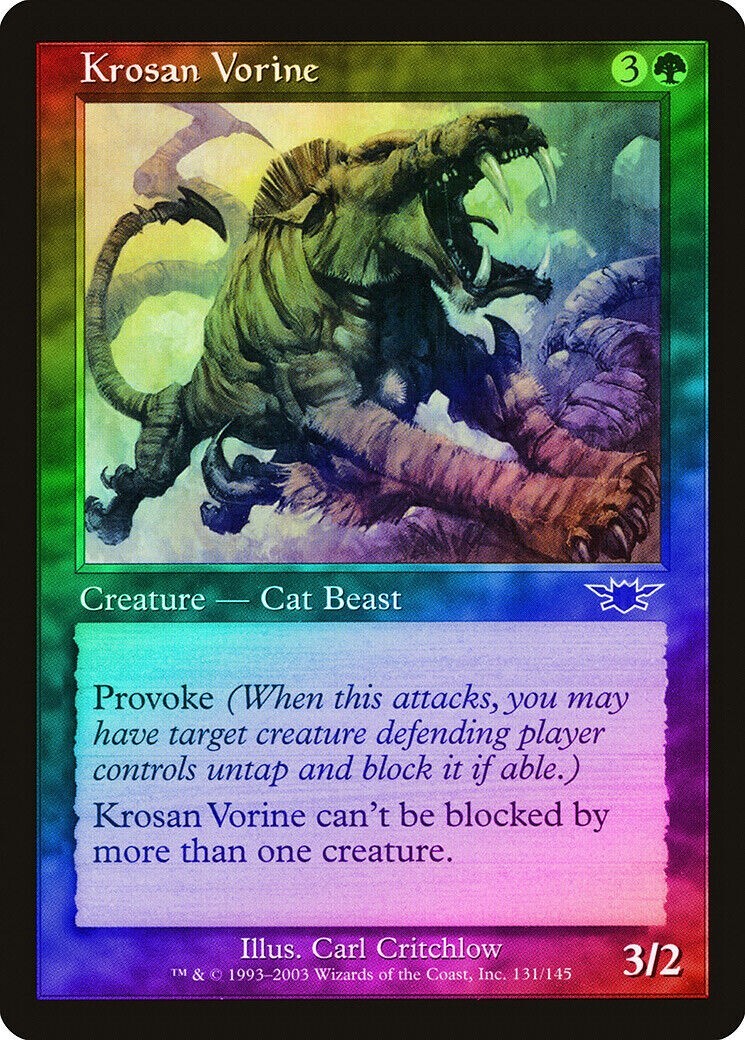 Magic the Gathering KROSAN VORINE #131/145 FOIL Common Green Unplayed ...