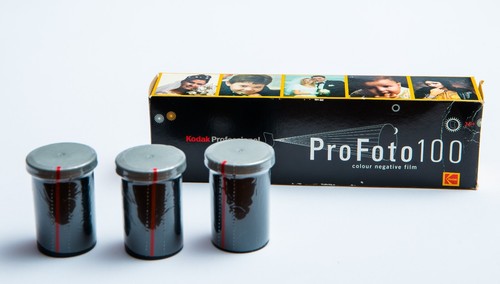 KODAK PROFOTO 100 ASA 36exp 35mm Lot of 3 Color neg. Film sealed Expir ...